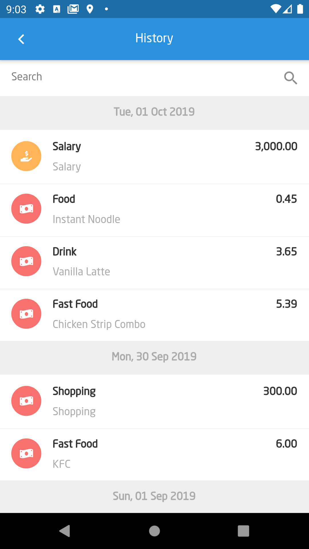 Sepran Expense Manager