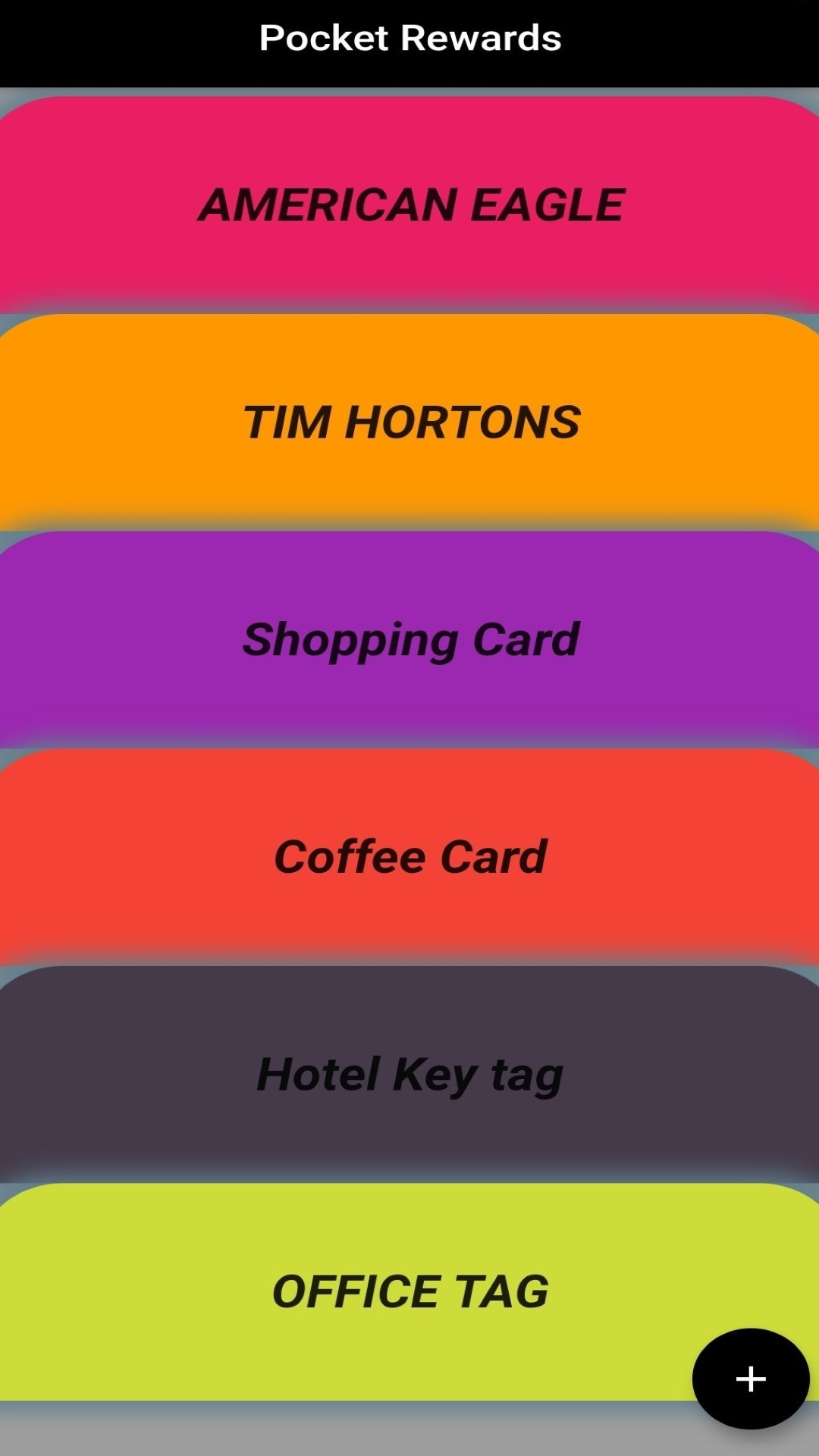 Pocket Cards-Simple Rewards Wallet