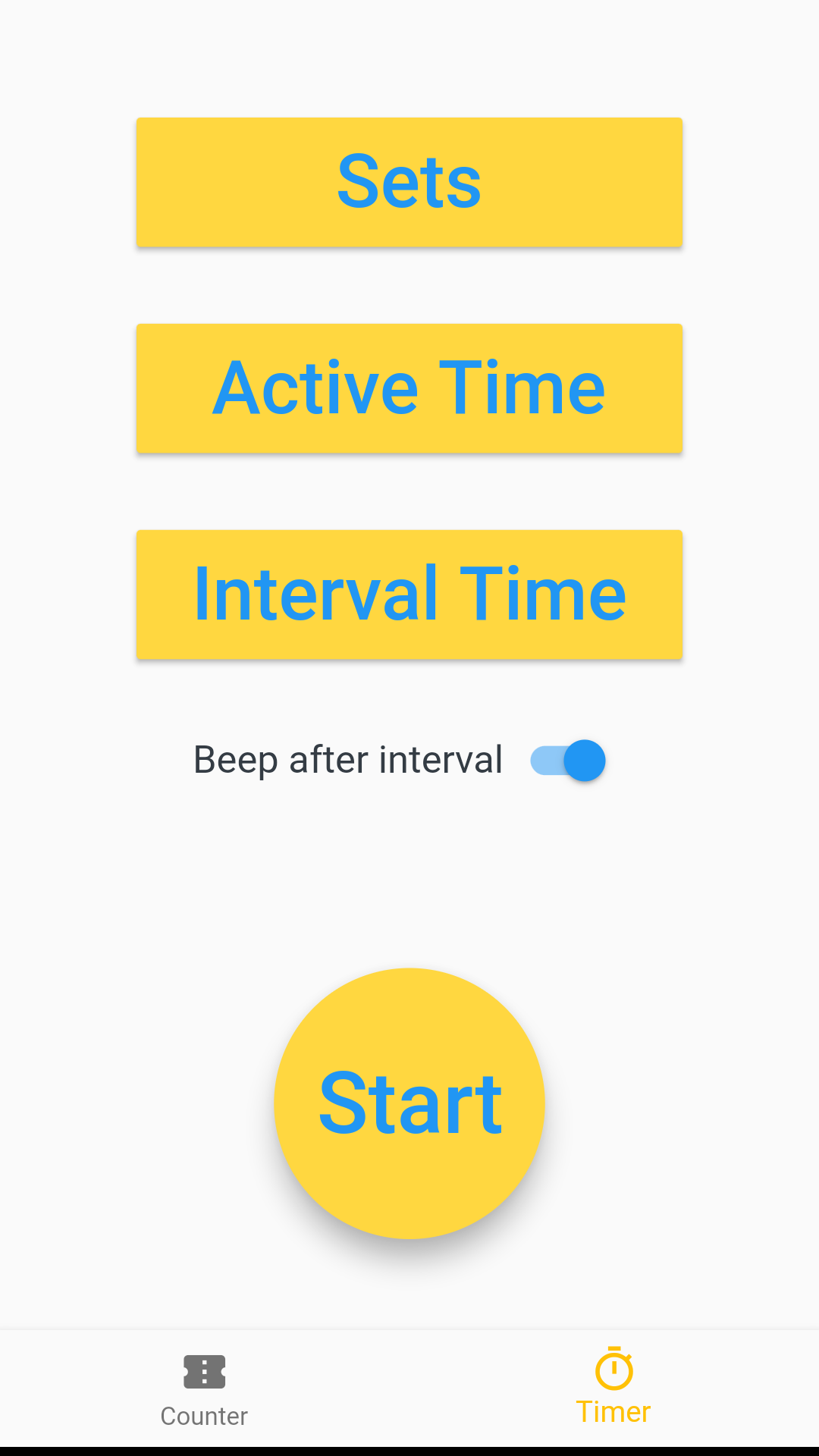 Simple Interval Timer / Counter