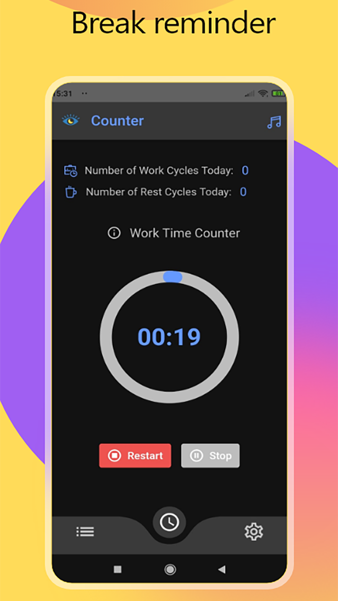 Eye Rest Reminder | It's All Widgets!