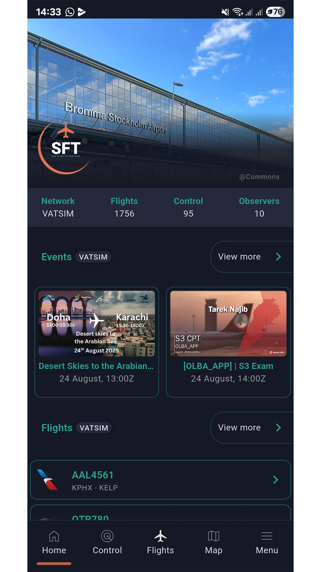 Sim Flights Tracker | It's All Widgets!