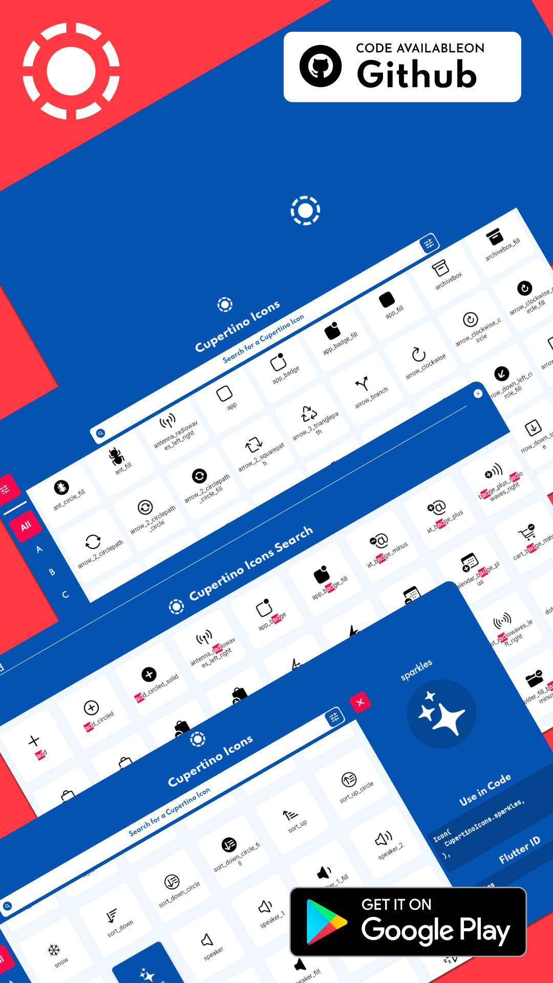 Cupertino Icons Gallery | The Home of over 1,335 Cupertino Icons used in Flutter. | It's All ...