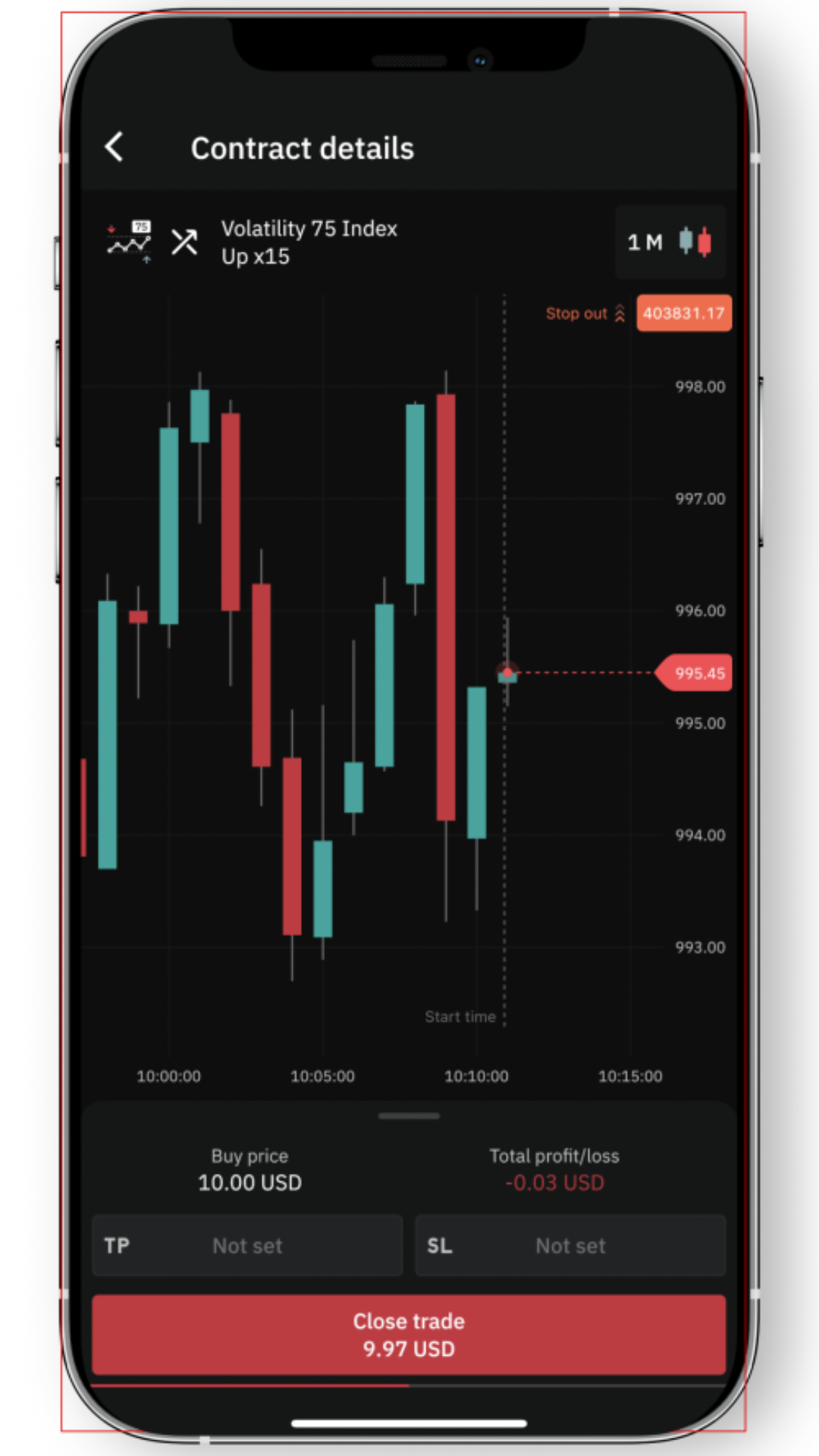 Deriv GO: online trading app