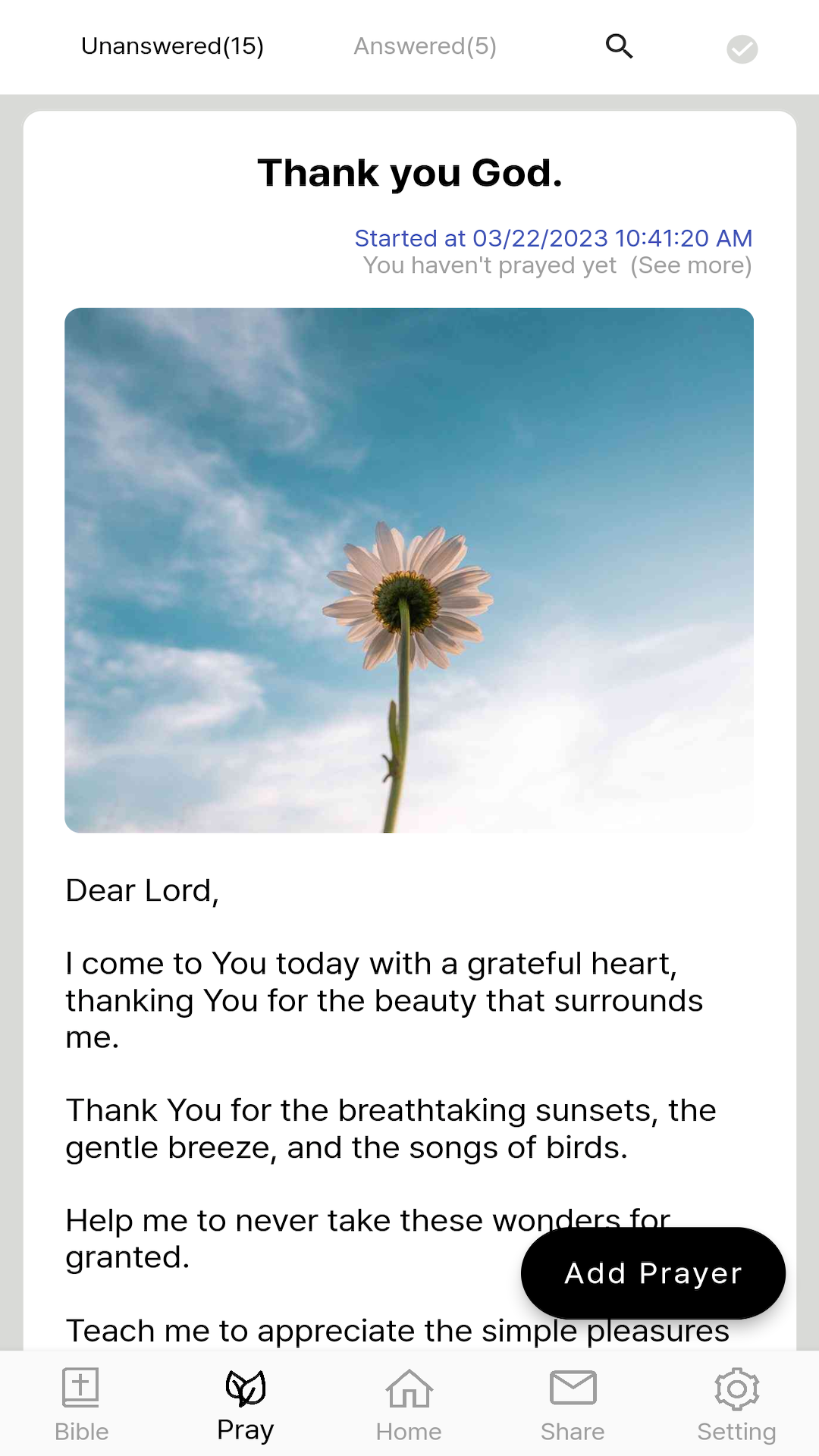 Prayer Moment | It's All Widgets!