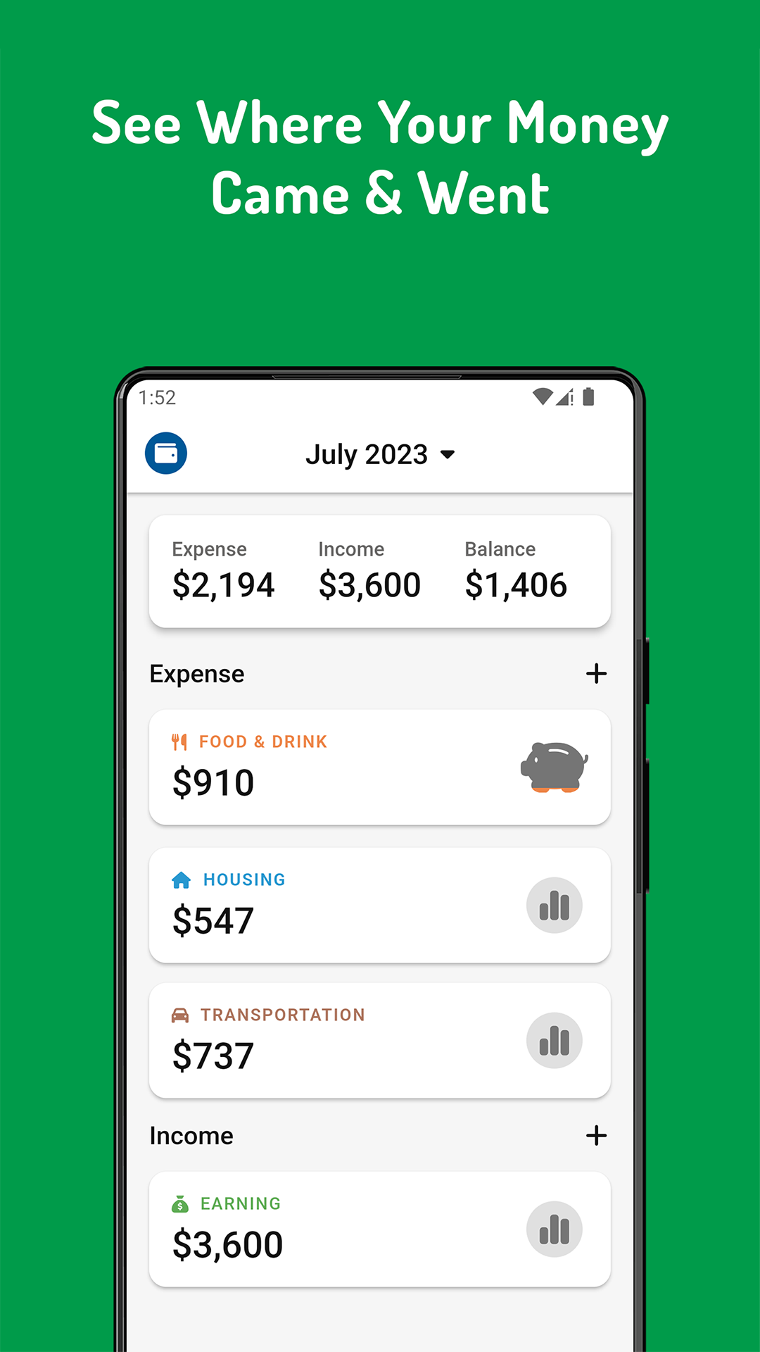 Keepr: Money Manager & Tracker