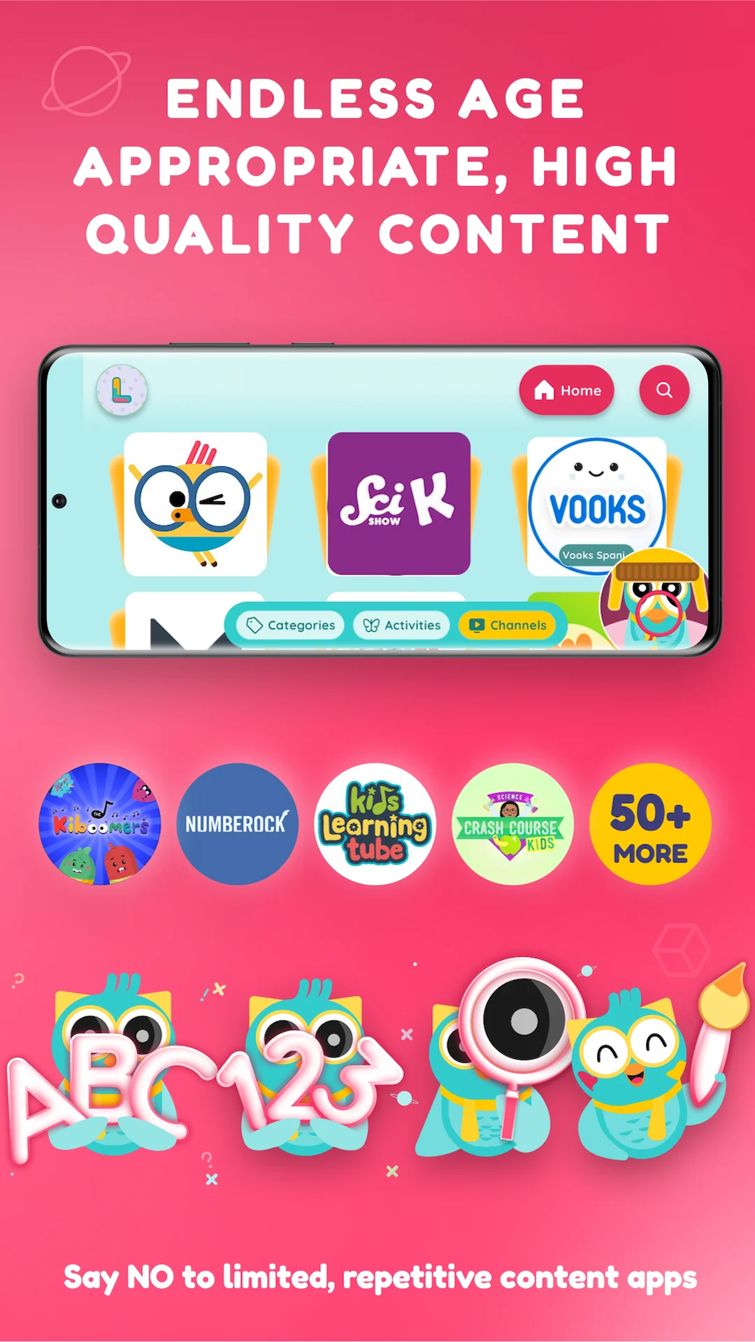 Kidzovo: Kids TV with AI Buddy