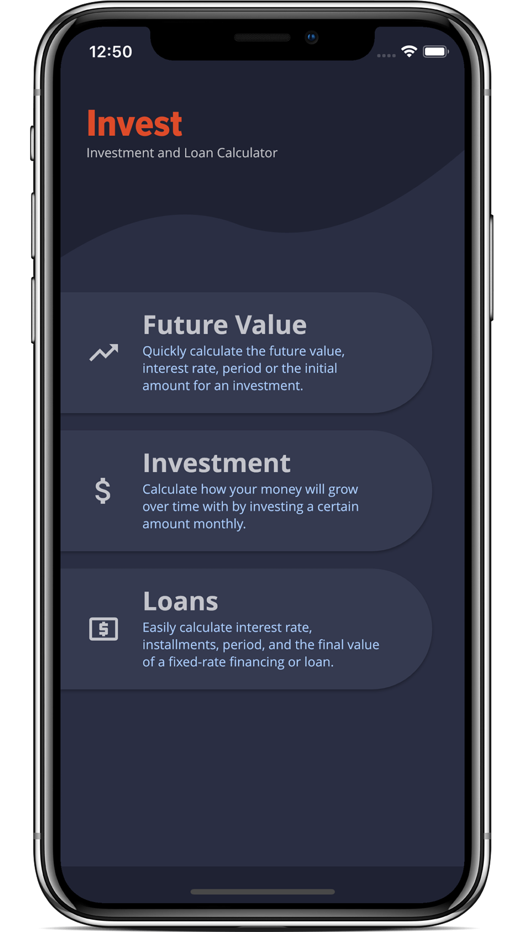 Invest Financial Calculator