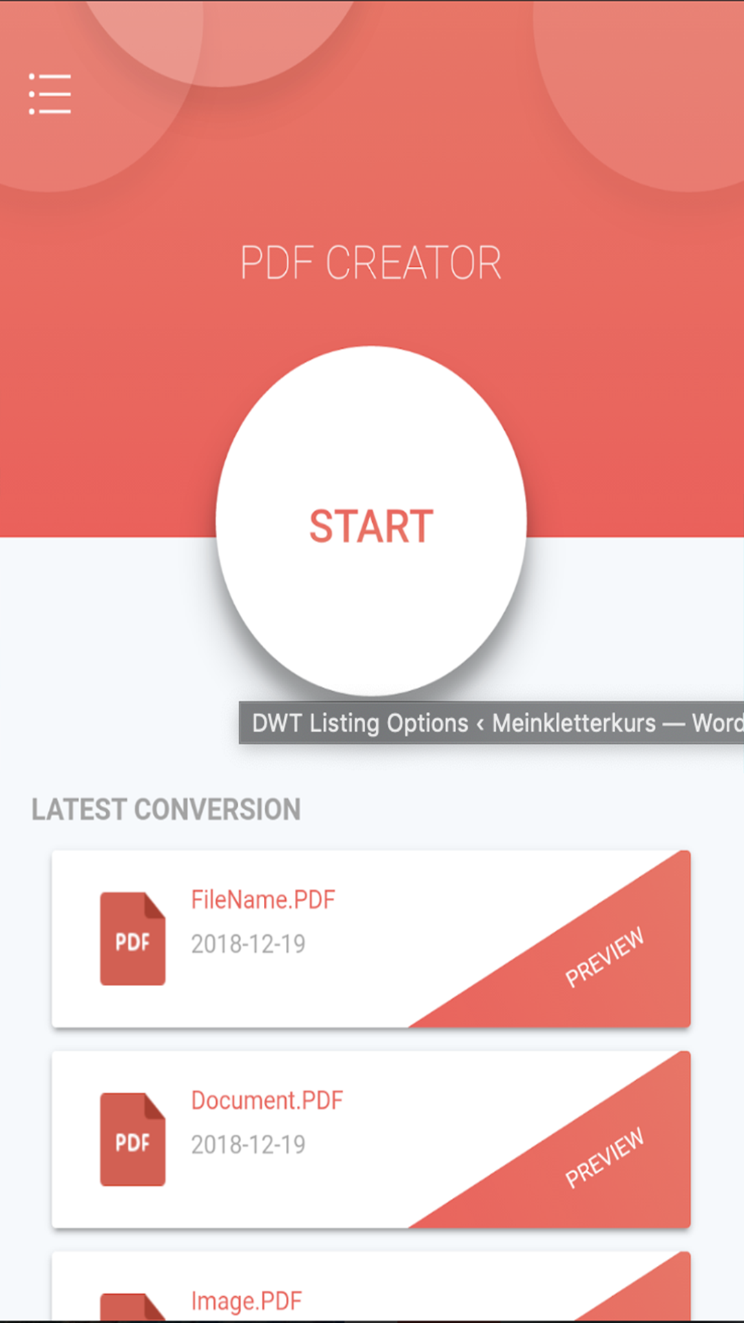 Crear PDF | It's All Widgets!
