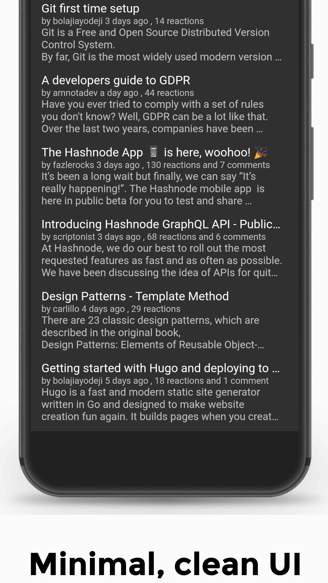 Hashnode Lite 
